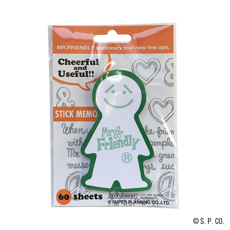 MR.FRIENDLY ダイカットフセンメモ （5色） – MR.FRIENDLY OFFICIAL SITE
