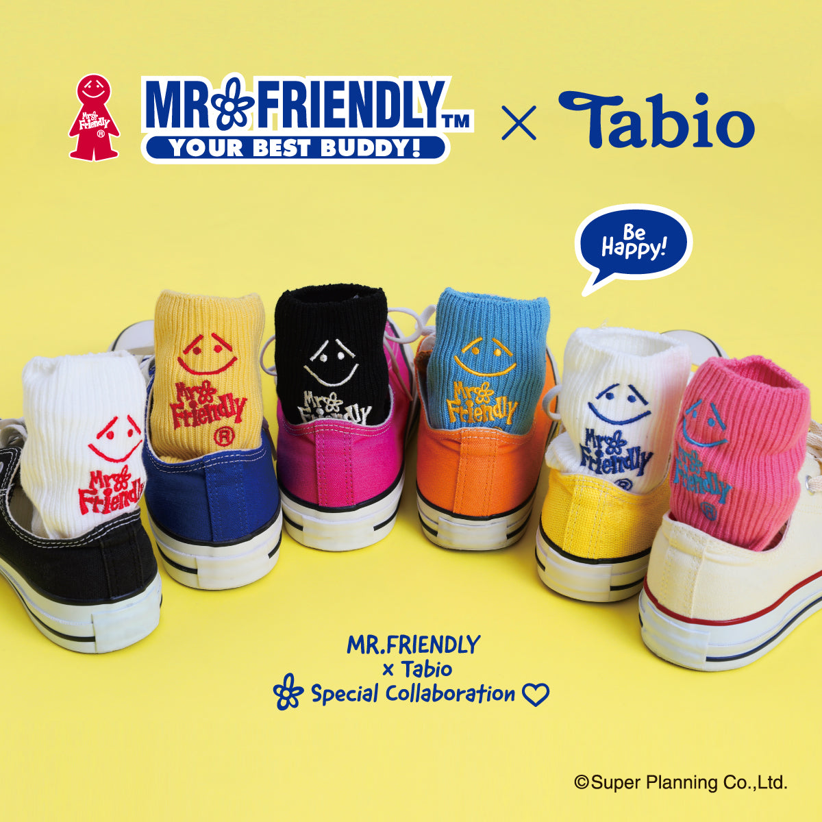 MR.FRIENDLYとTabioのコラボソックスが登場！ – MR.FRIENDLY OFFICIAL SITE