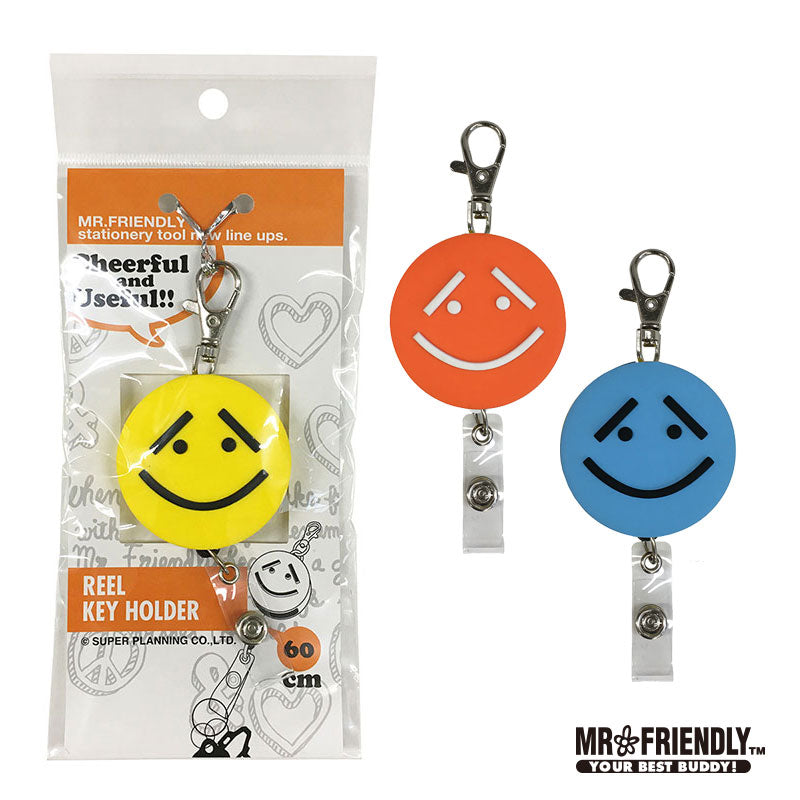 MR.FRIENDLY リールキーホルダー（3色） – MR.FRIENDLY OFFICIAL SITE